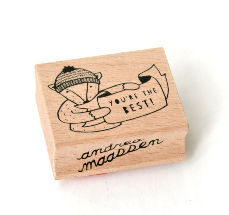 Stamp you're the best! by Andrea Maasen – Petit Monkey
